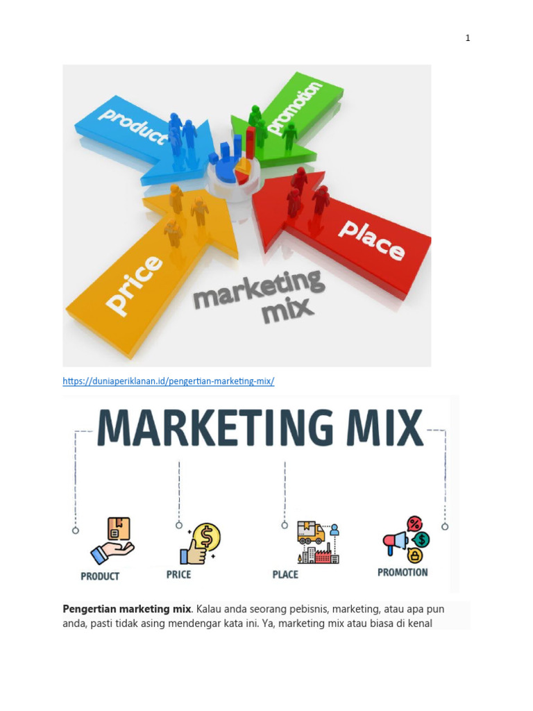 Marketing Mix - KSF 1 Cem | PDF