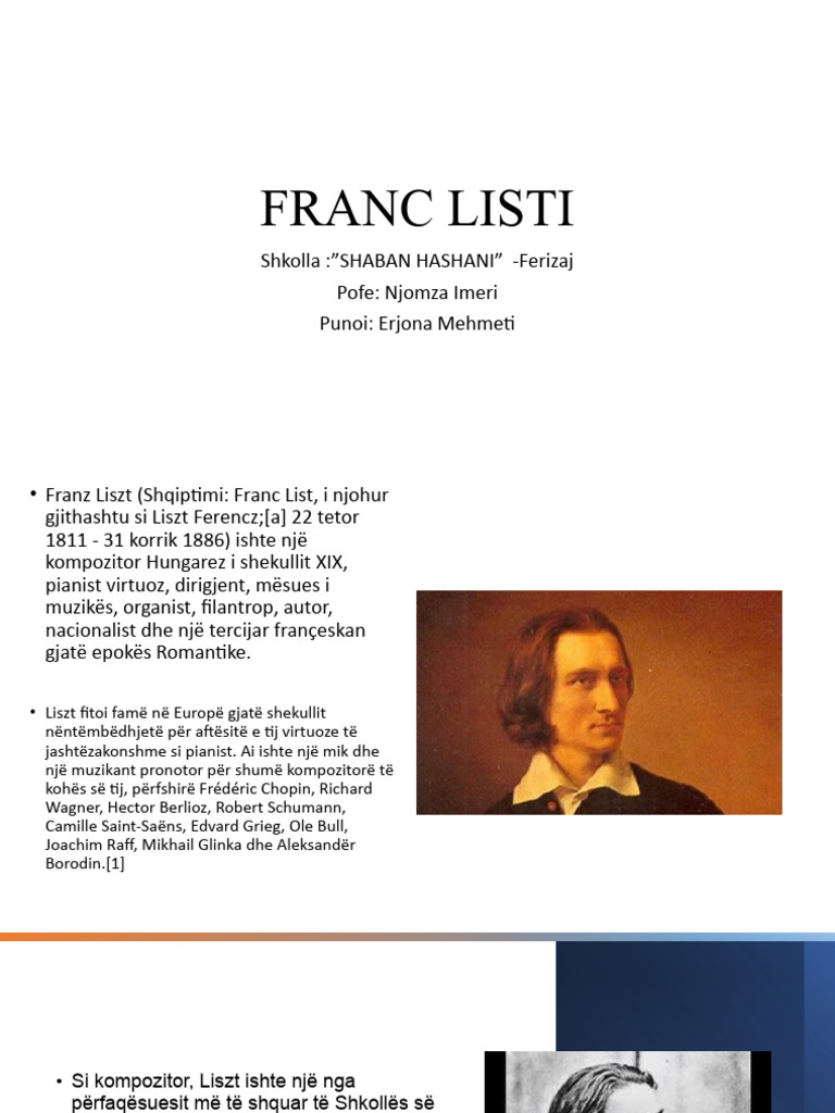 Franc Listi | PDF