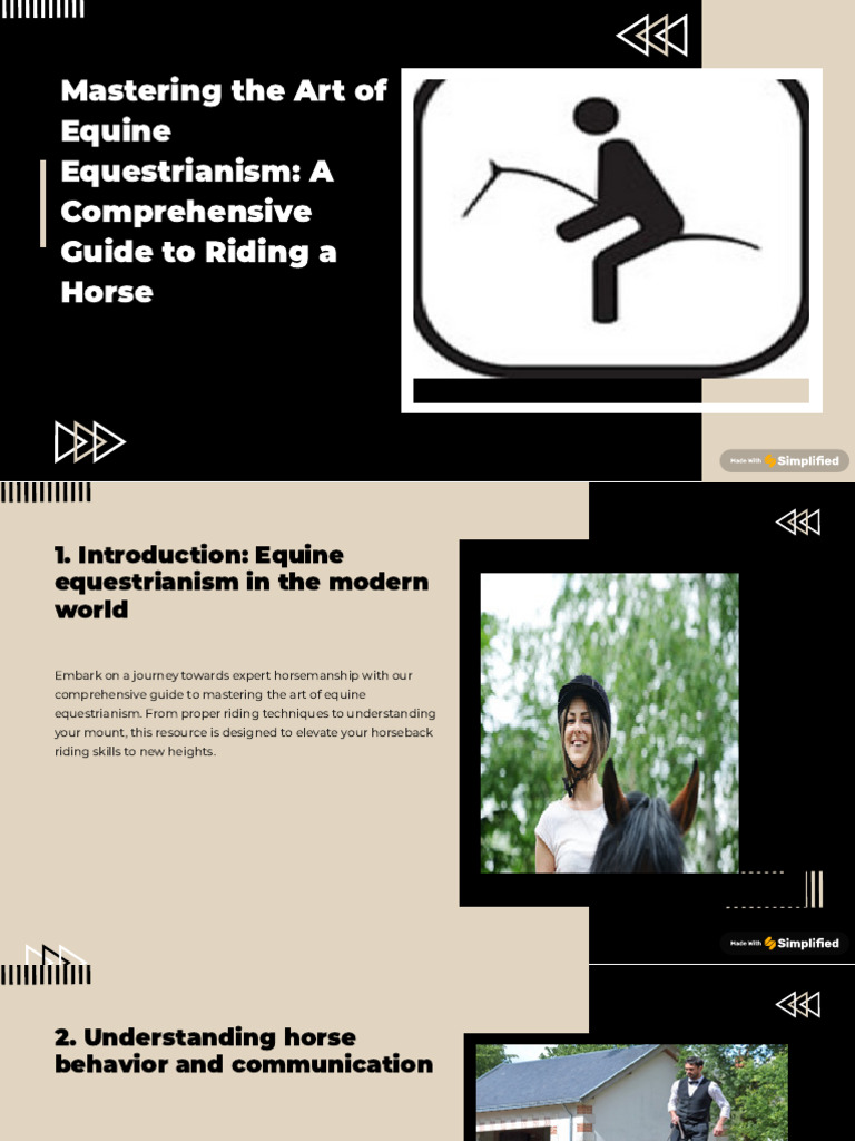 Mastering The Art of Equine Equestrianism A Comprehensive Guide To ...