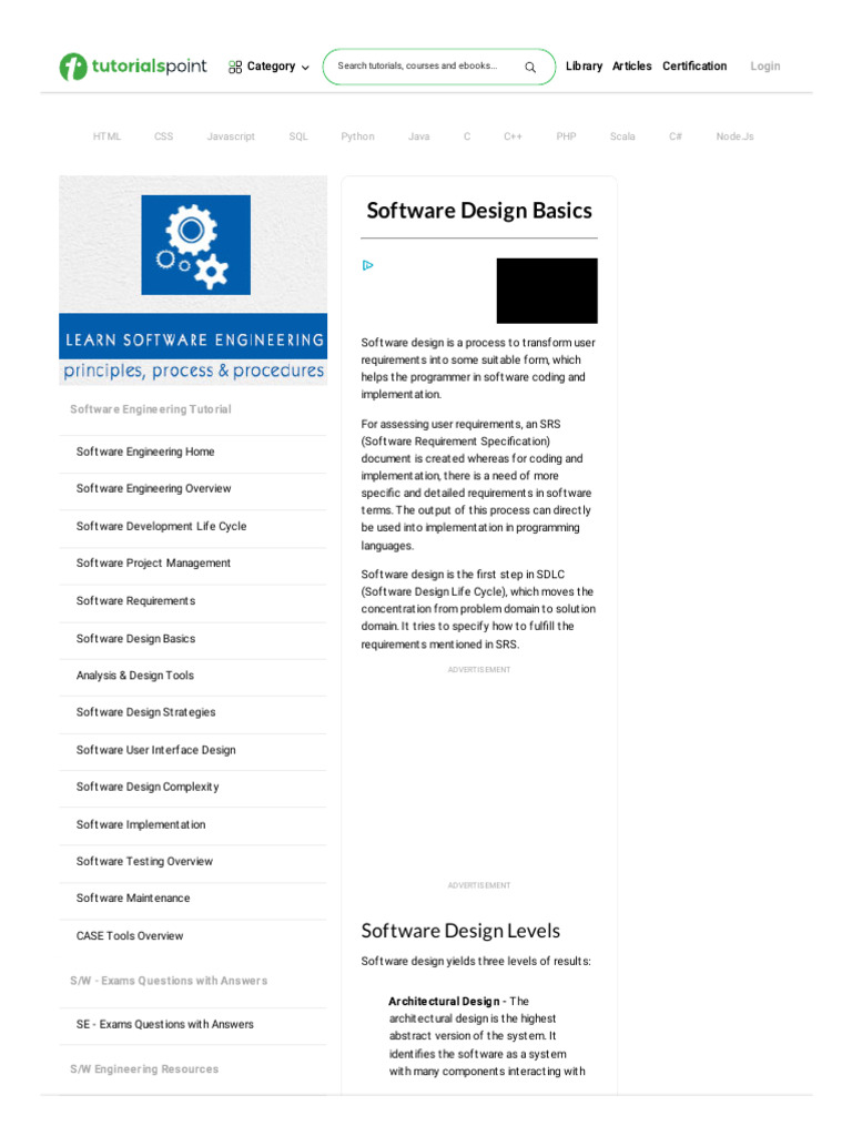 Software Design Basics | PDF | Software | Computer Programming Software Design Basics | PDF | Software | Computer Programming