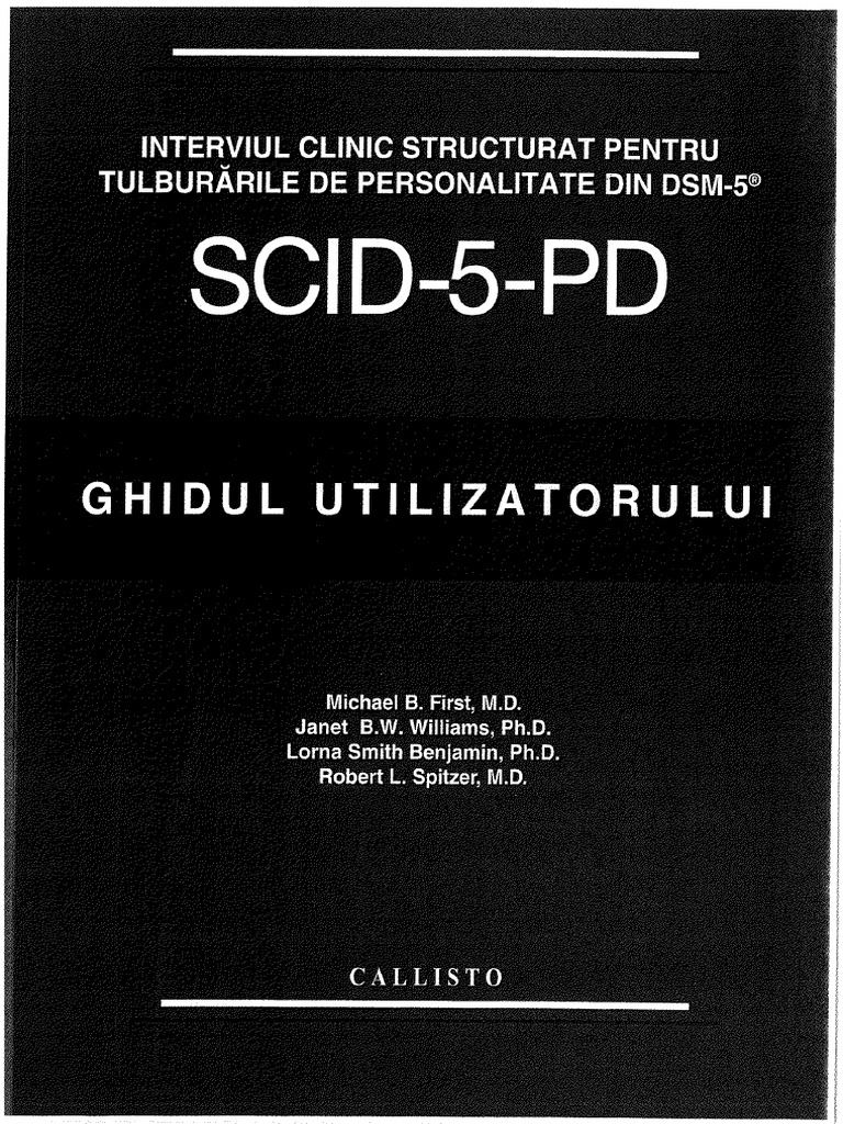SCID-5-PD Ghidul Personalitate | PDF