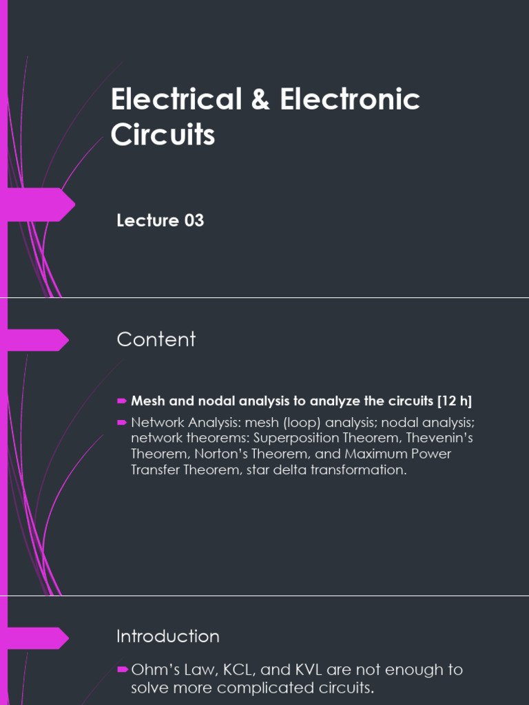 Nodal analysis | PDF | Electrical Network | Network Analysis (Electrical Circuits)