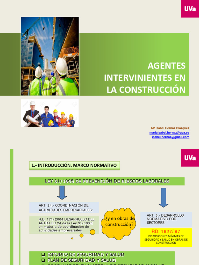 T 2.1 AGENTES INTERVINIENTES EN LA CONSTRUCCIÓN - Exposicion ...