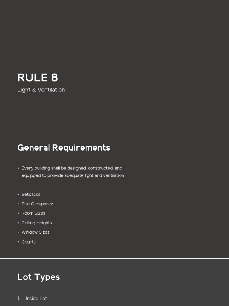 NBCP Rule 8 | PDF | Street | Sidewalk