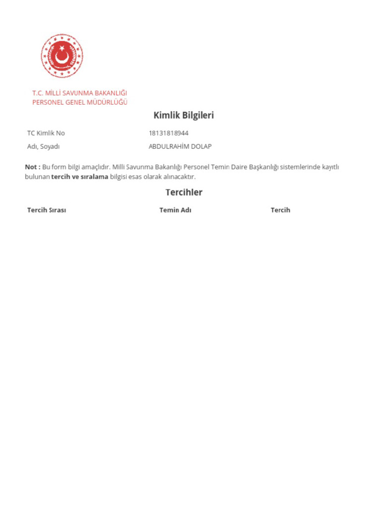 Basvuru Yazdir | PDF