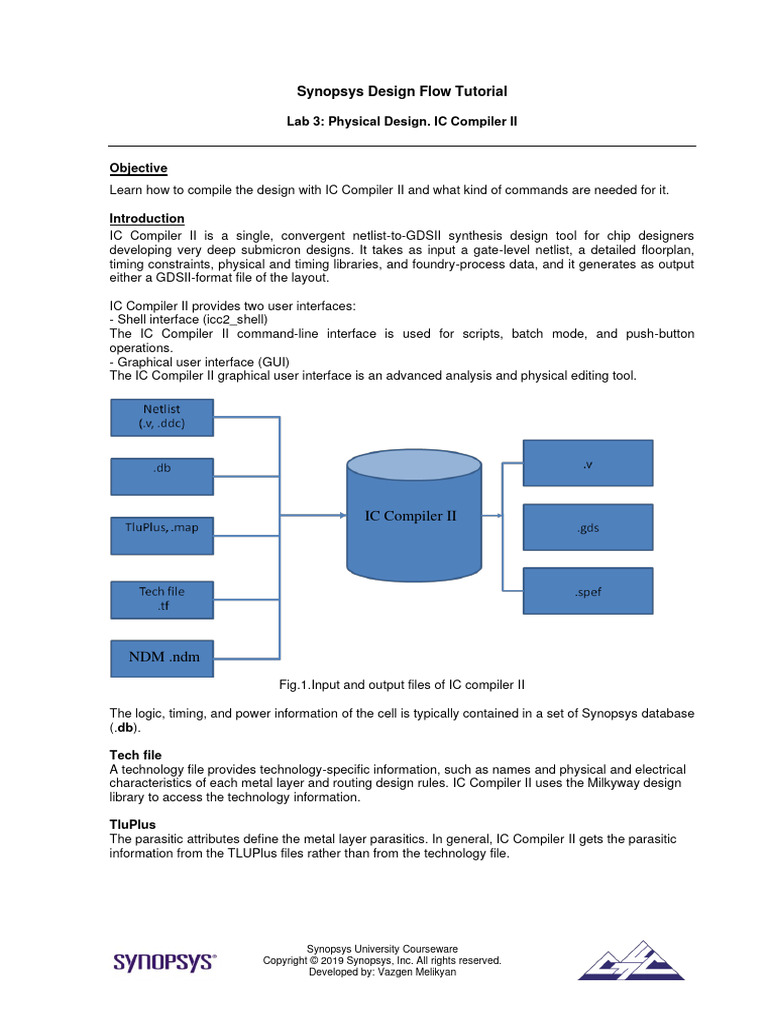 W5 Iccii Lab Physical Synthesis | PDF | Graphical User Interfaces ...