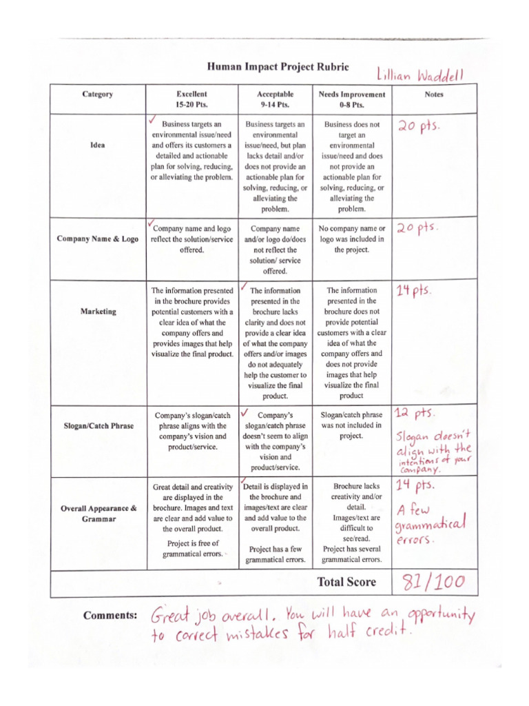 Student Sample | PDF