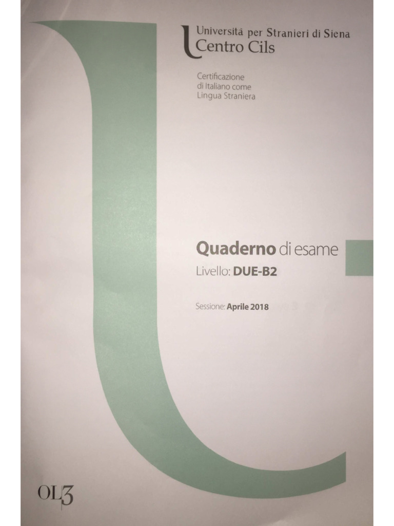 Cils,B2, 2018.04试卷 | PDF