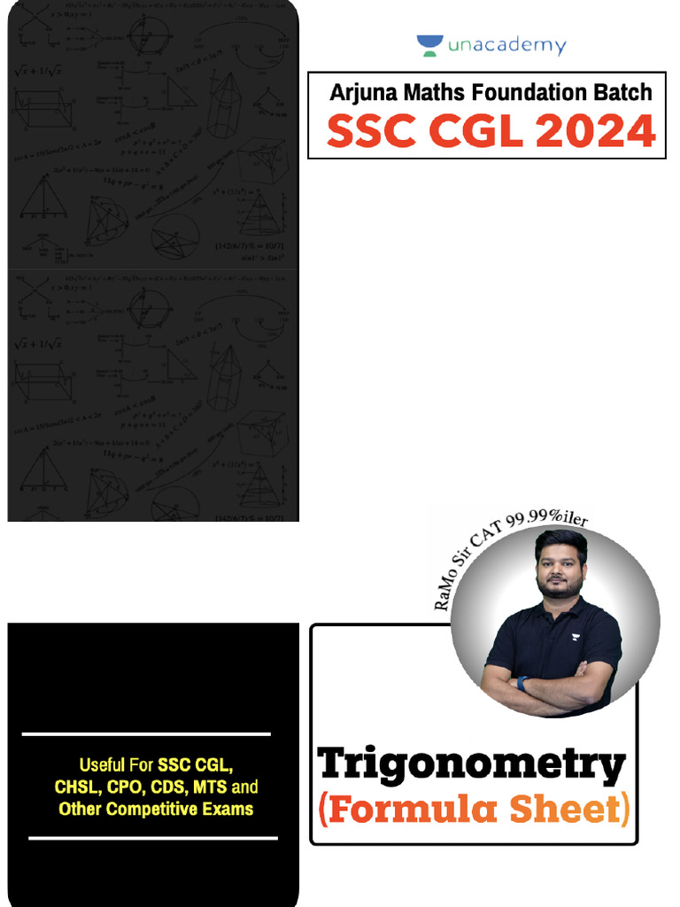 Trigonometry-Formula-Sheet-by-RaMo-Sir (1) | PDF | Trigonometry ...