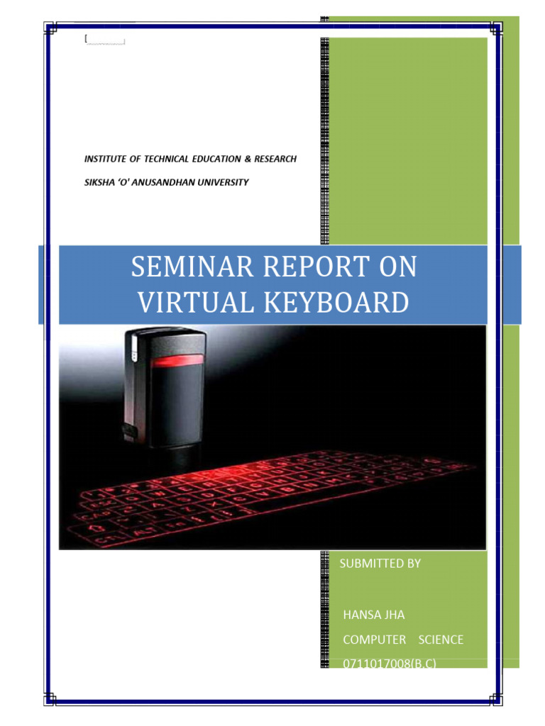 Virtual Keyboard | PDF | Computer Keyboard | Personal Digital Assistant