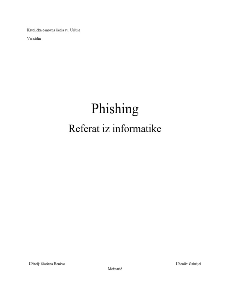 Phishing | PDF