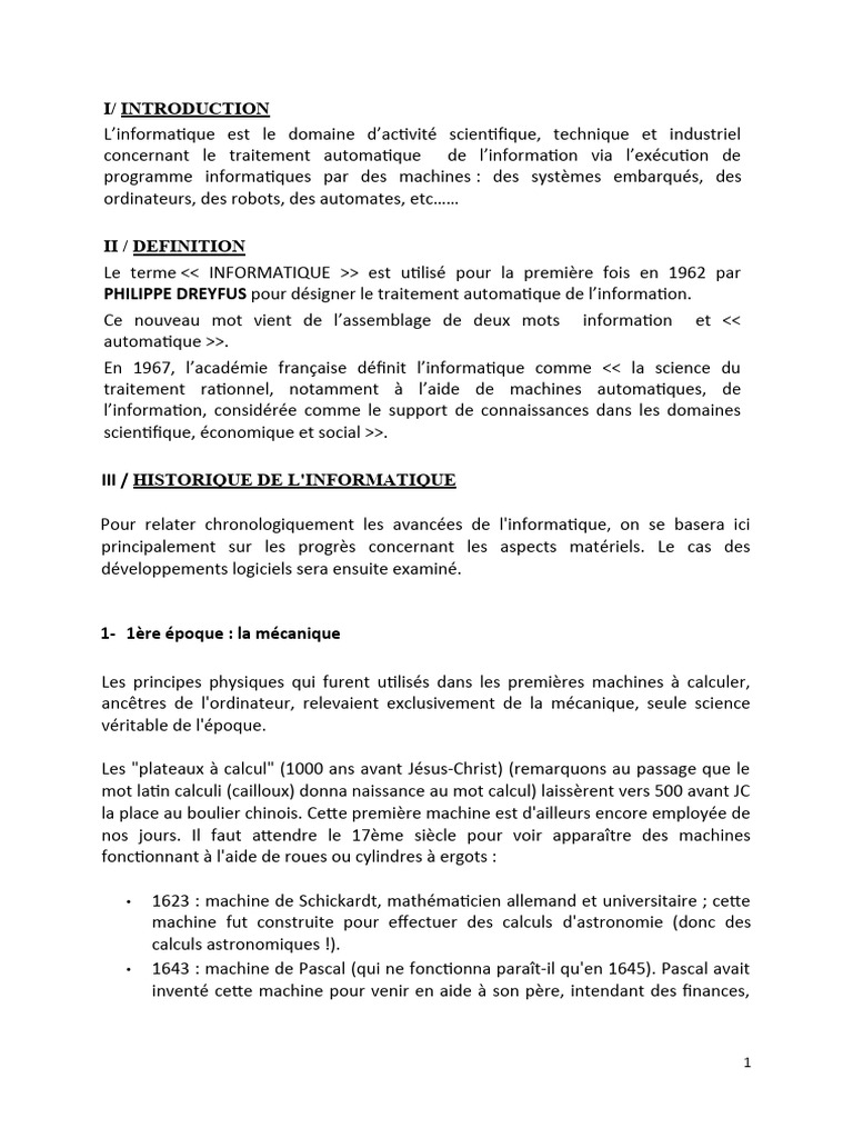 Expose Informatique | PDF | Langage de programmation | Informatique