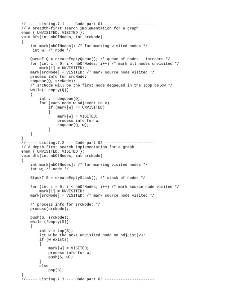 DSALab07 Code | Download Free PDF | Algorithms And Data Structures | Theoretical Computer Science