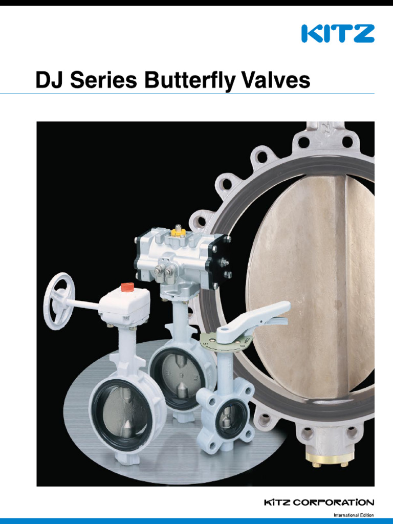 Kitz Ductile Butterfly Valve Dj Series 1 | PDF | Valve | Mechanical ...