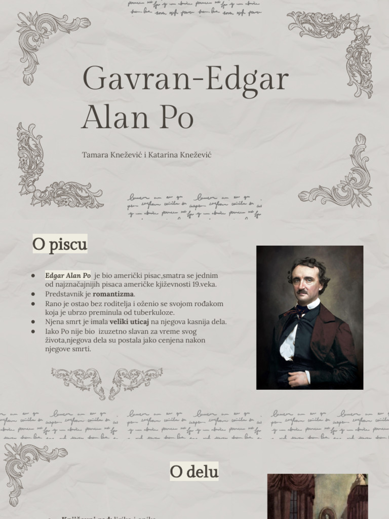 Gavran-Edgar Alan Po | PDF