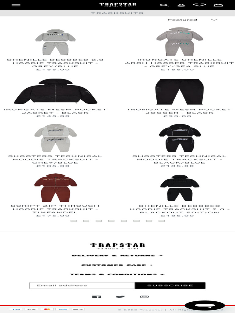 Tracksuits - Trapstar London | PDF