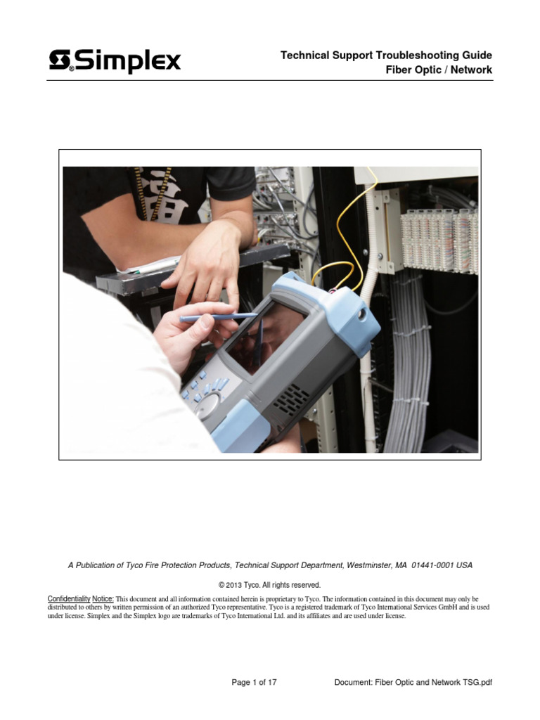 Fiber Optic Network Troubleshooting Guide | PDF | Optical Fiber ...