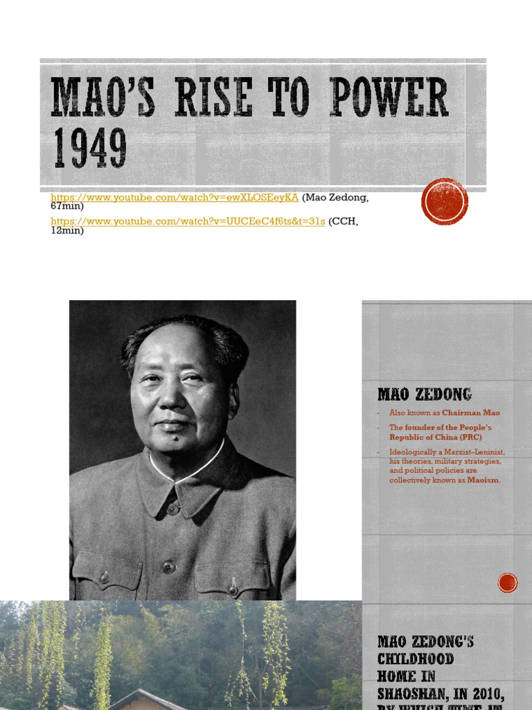Mao's Rise To Power 1949 | PDF | Mao Zedong | Kuomintang