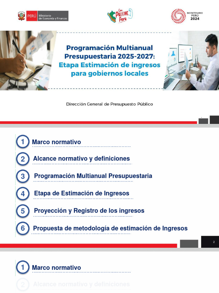 Programación Presupuestaria 2025-2027 | PDF | Presupuesto | Economias