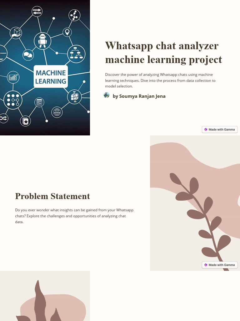 Whatsapp Chat Analyzer Machine Learning Project Pdf