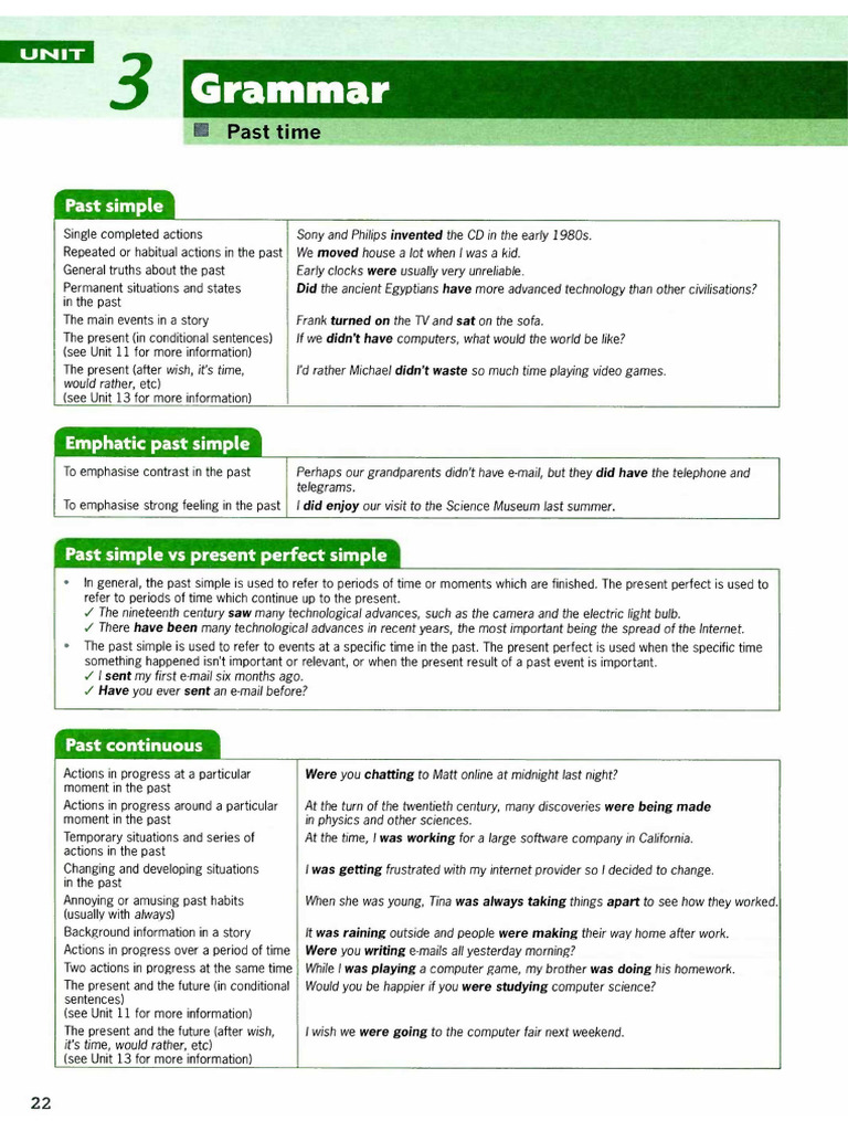 Past Tenses Destination (C1-C2) | PDF