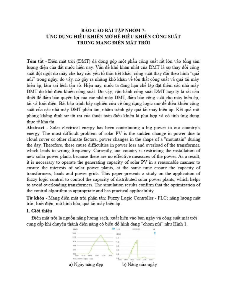 BÁO CÁO BÀI TẬP NHÓM 7 | PDF