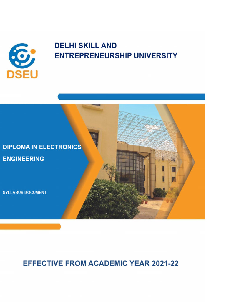 Diploma in Electronics Engineering Syllabus | PDF | Frequency ...
