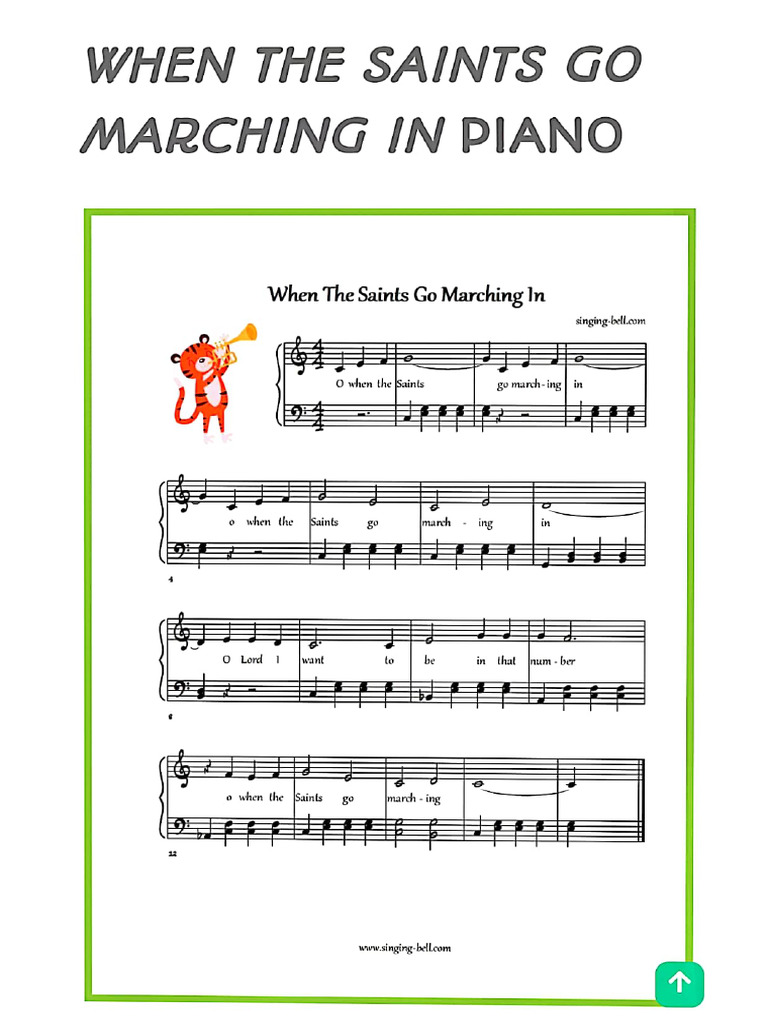 When The Saints Go Marching in | PDF