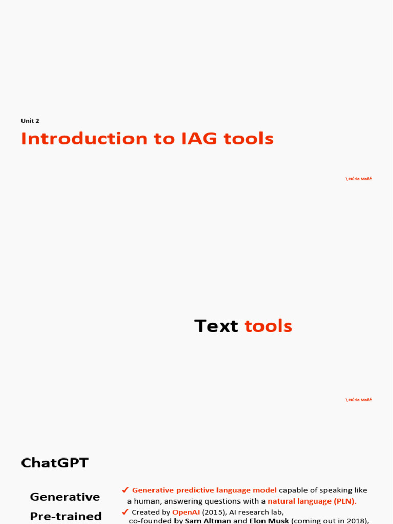 U2 - 01 - Introduccion A Herramientas de IAG Eng | PDF | Application Software | Computing