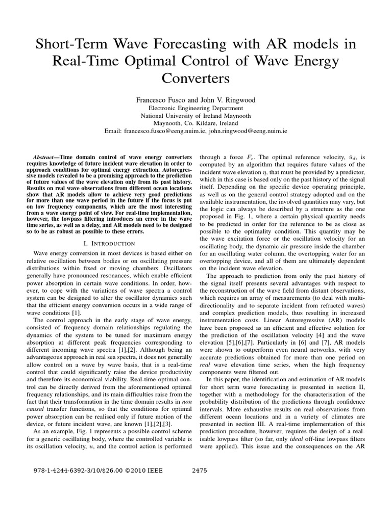 Fusco 2010 | PDF | Filter (Signal Processing) | Waves