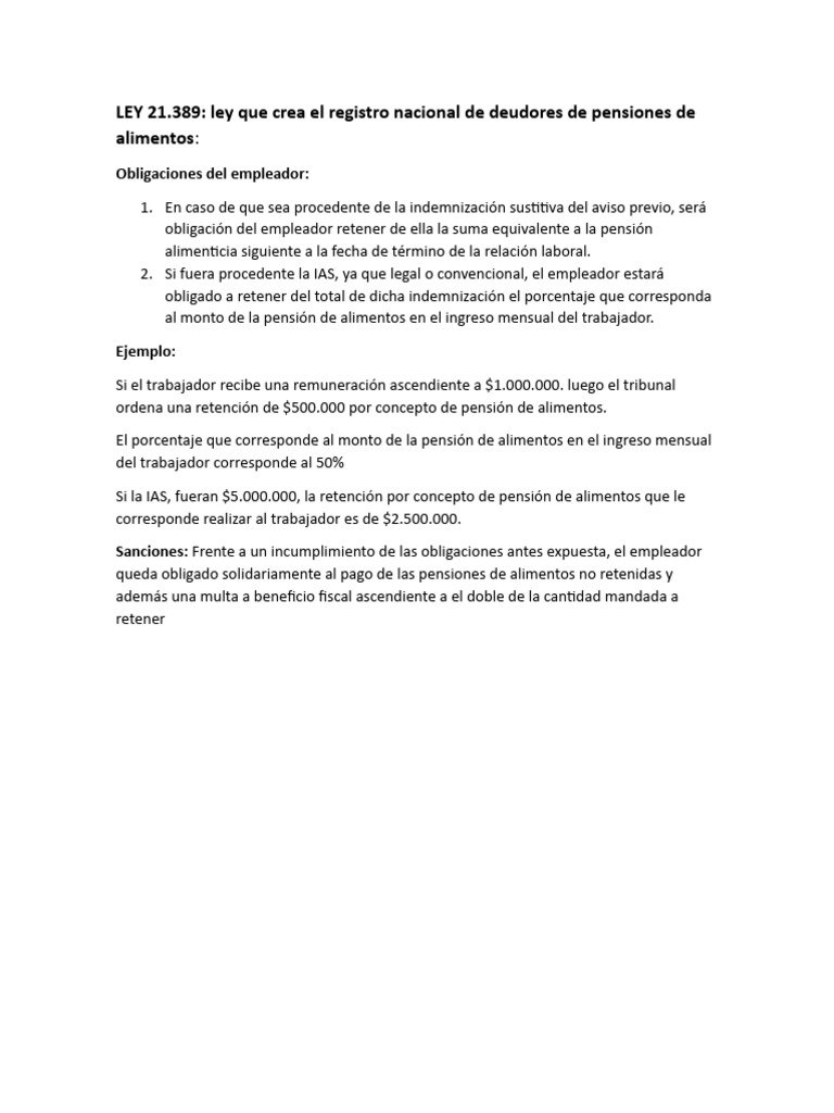 Minuta Ley 21.389 | PDF | Negocios | Finanzas y dinero