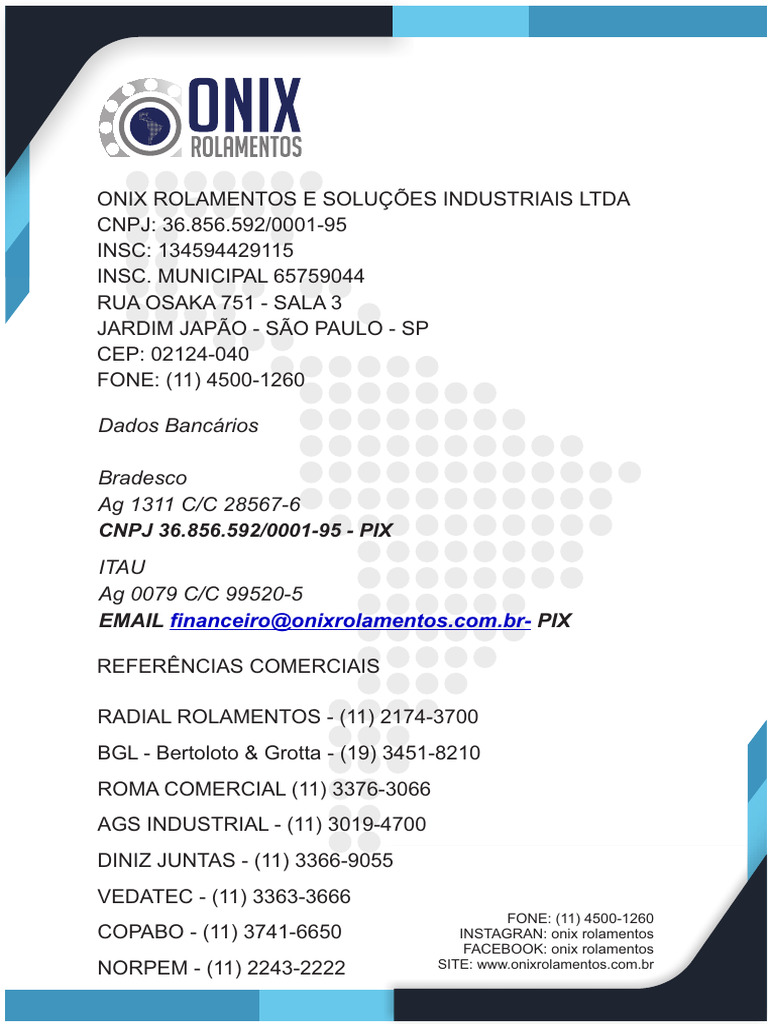 Ficha de Cadastro e Referências Comerciais | PDF | Brasil