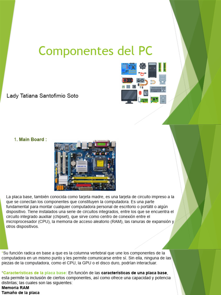 Componenetes PC | PDF | Microprocesador | Hardware de la computadora