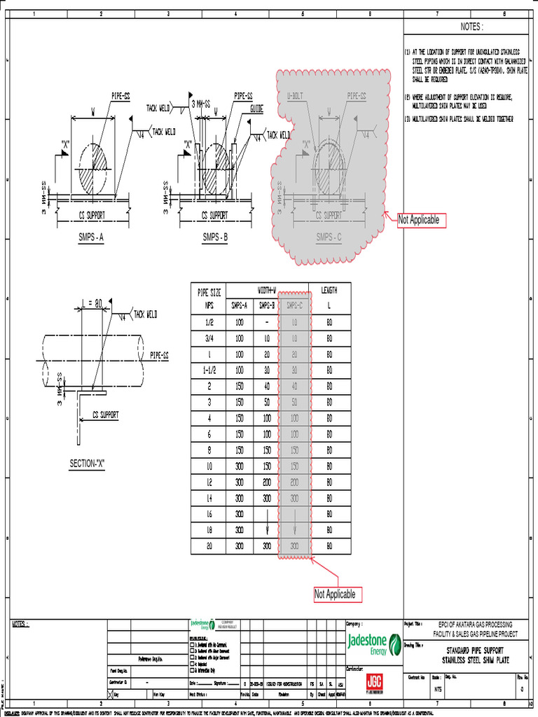 Stainless Steel Shim Plate - STD Support - 1 | PDF