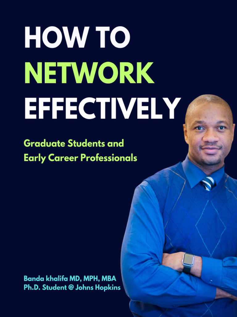 How To Network Effectively | PDF