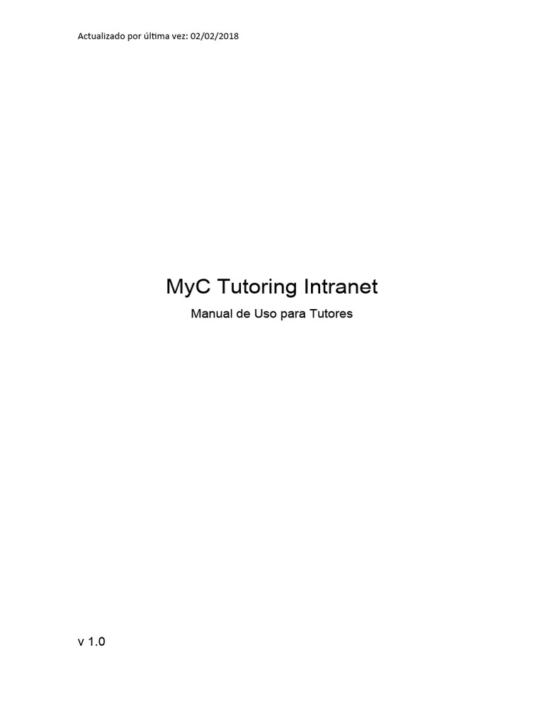 Manual Tutores Intranet | PDF | Ventana (informática) | Contraseña