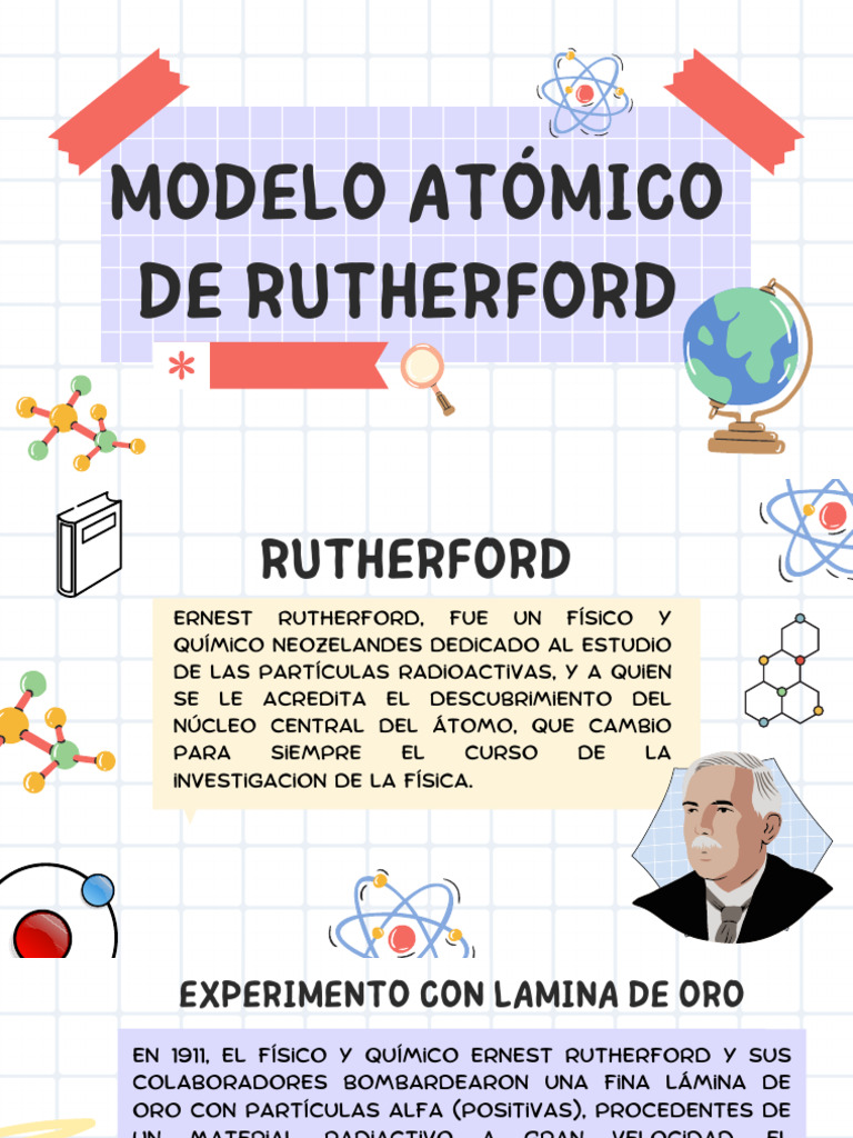 Modelo Atómico de Rutherford | PDF