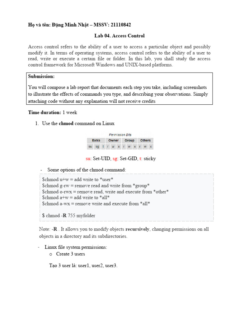 Lab4 Access-Control DangMinhNhat 21110842 | PDF