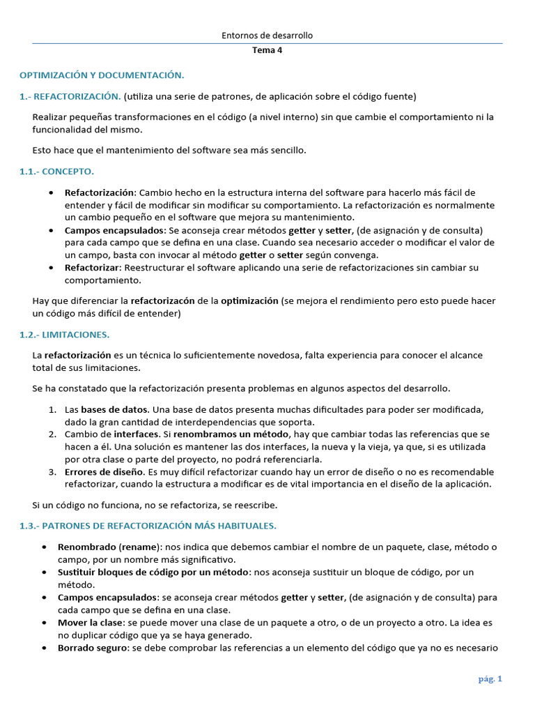 Tema4 ED | PDF | Control de versiones | Entorno de desarrollo integrado