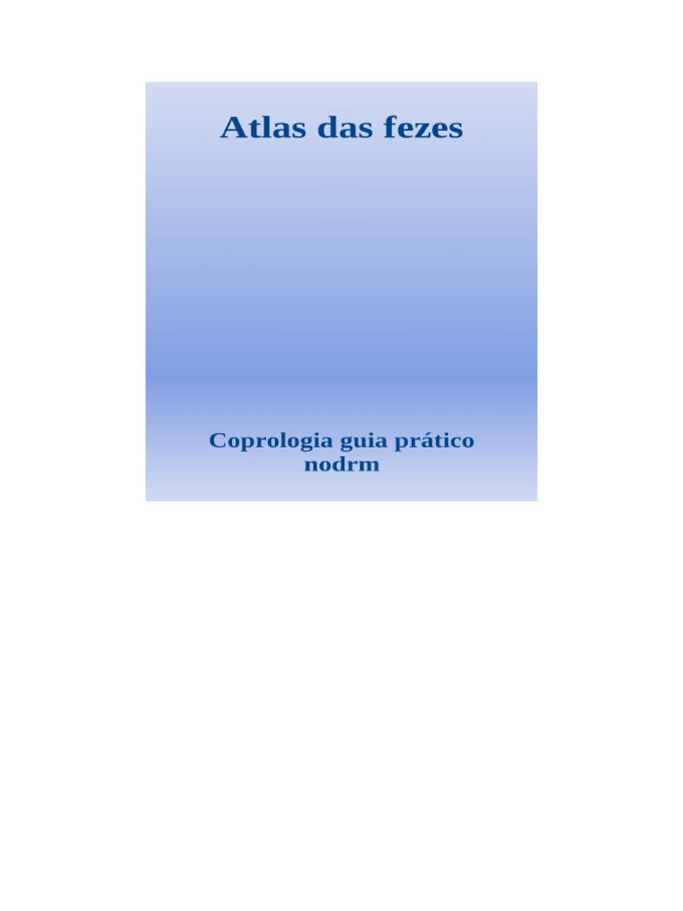 Atlas de Coprologia: Guia Prático | PDF | Fibra alimentar | Dieta e ...