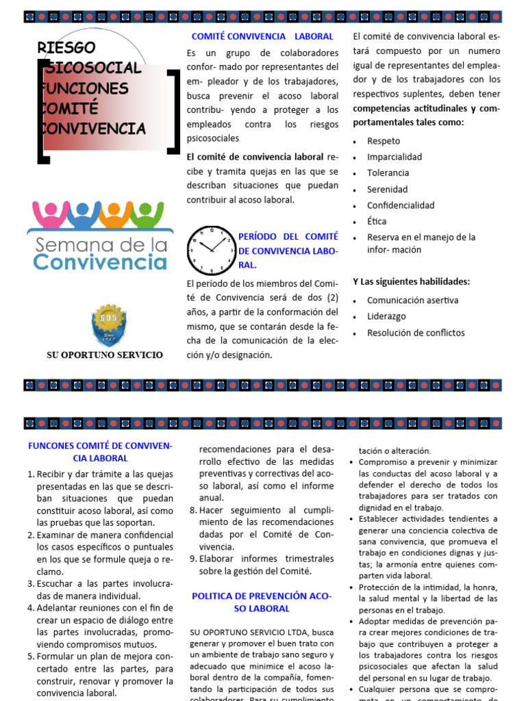 Folleto Capacitacion Funciones Del CCL | PDF