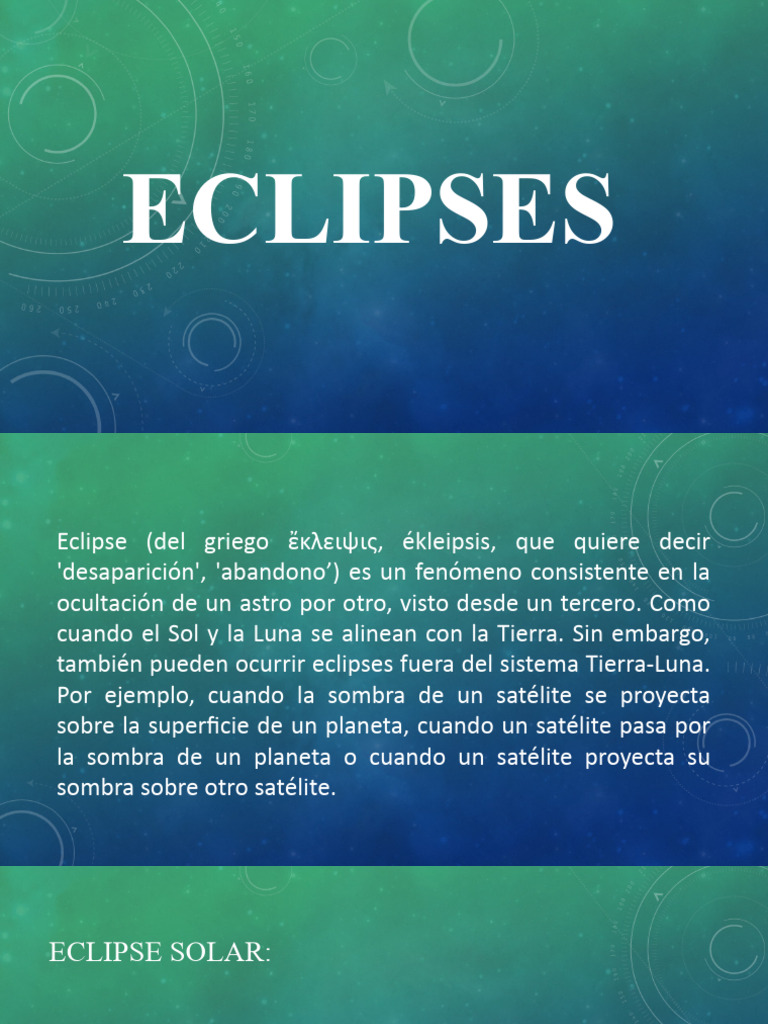 Eclipses | PDF | Eclipse | Luna