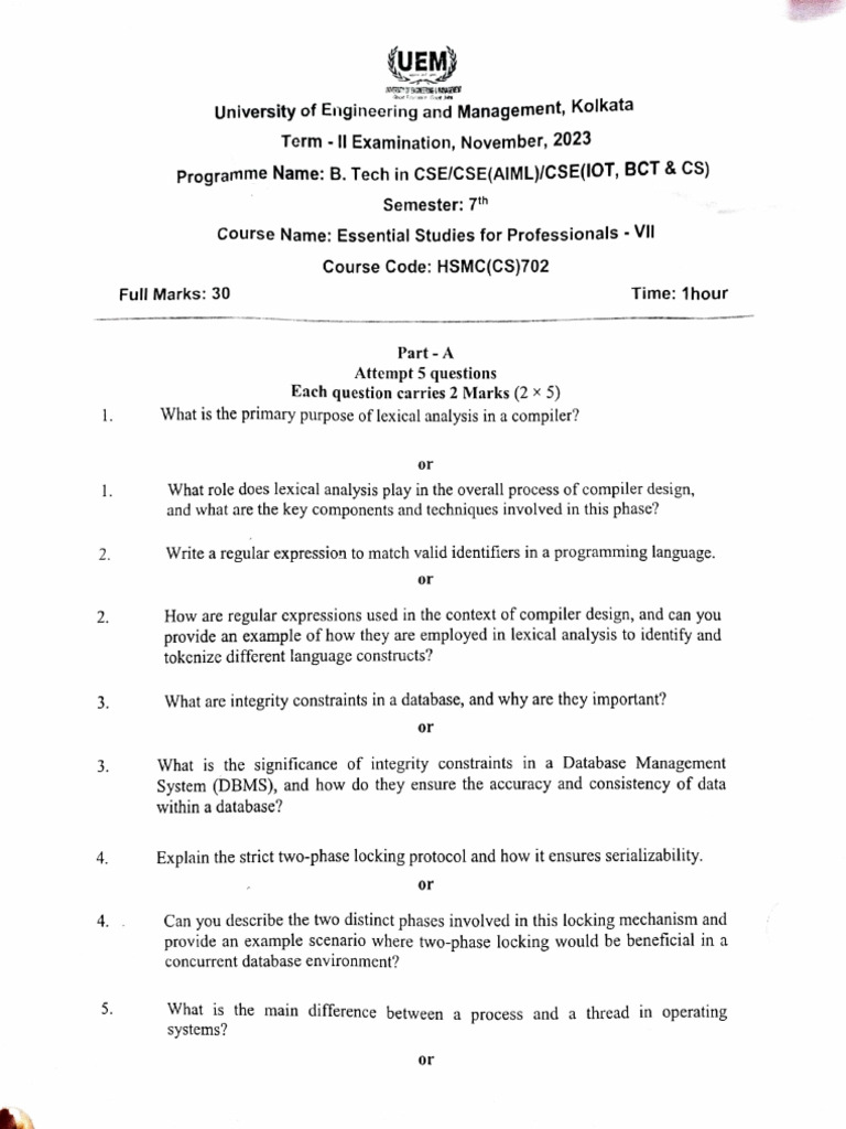 Esp VII | PDF | Databases | Computer Science