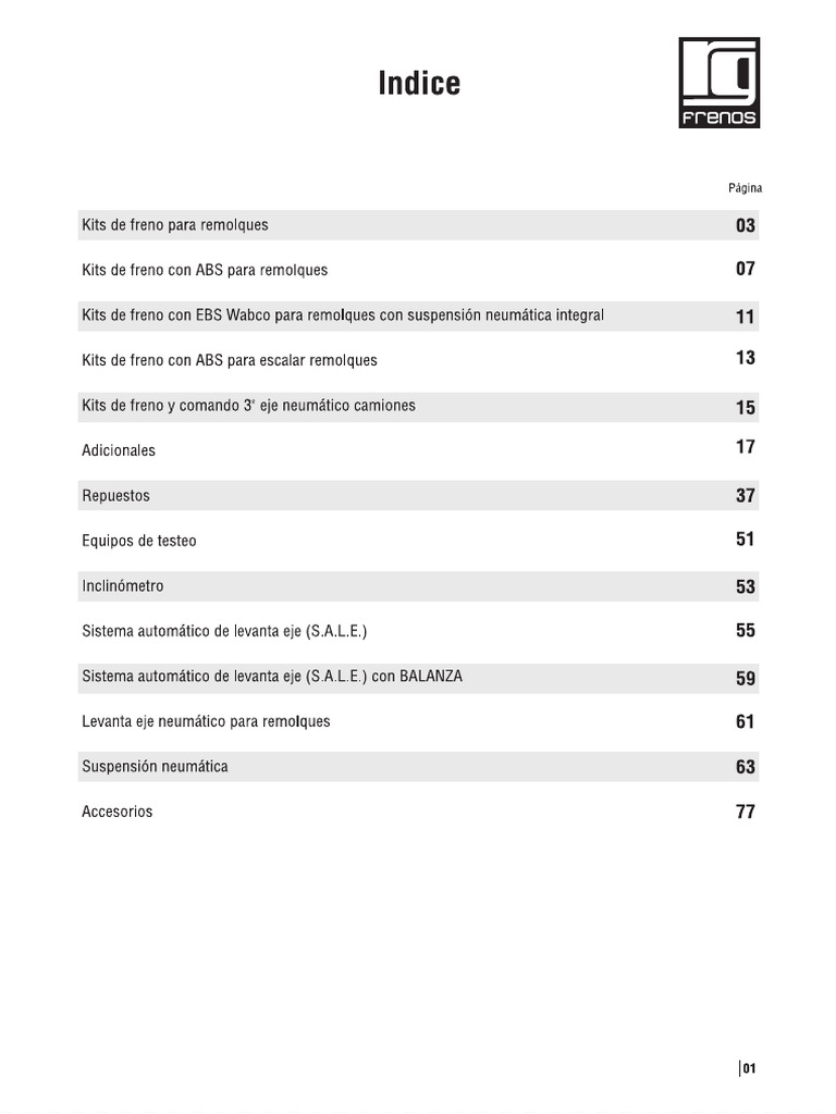 Catálogo Catálogo Para Terminales de Remolques y Talleres de Modificación | PDF