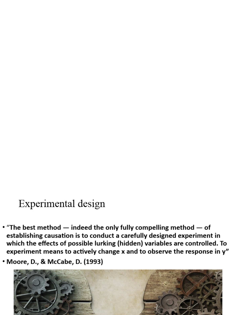 Single Factor Experimental Design Overview | PDF | Analysis Of Variance ...