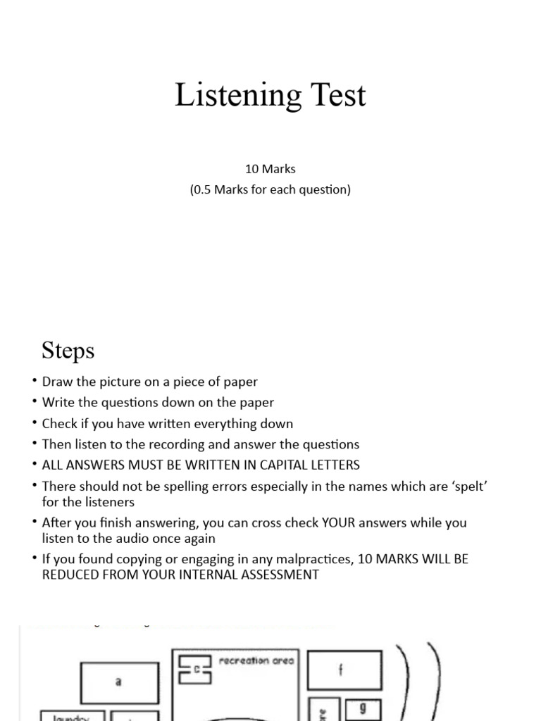 Listening Test | PDF