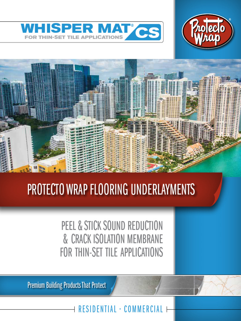 Whisper Mat CS Brochure FINAL Eng 10 23 | PDF | Flooring | Concrete