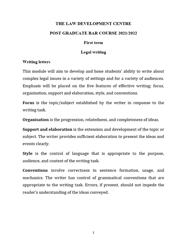 Legal Writing Skills for Lawyers | PDF | Writing | Human Communication