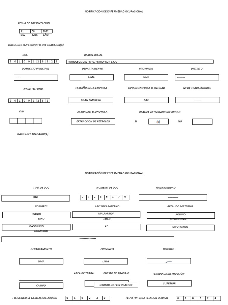 Ejemplo Aldair w1 | PDF | Medicina