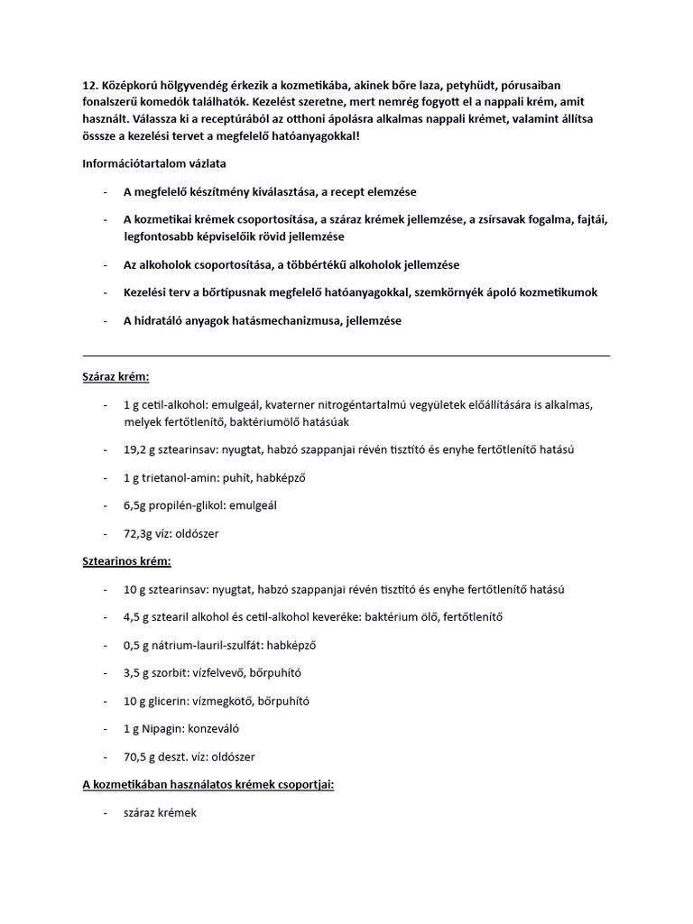 Lab Gyak 12 Tétel | PDF